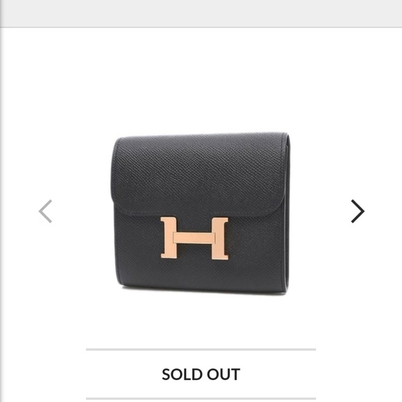 Hermes | Bags | Nib Hermes Constance Compact Wallet | Poshmark